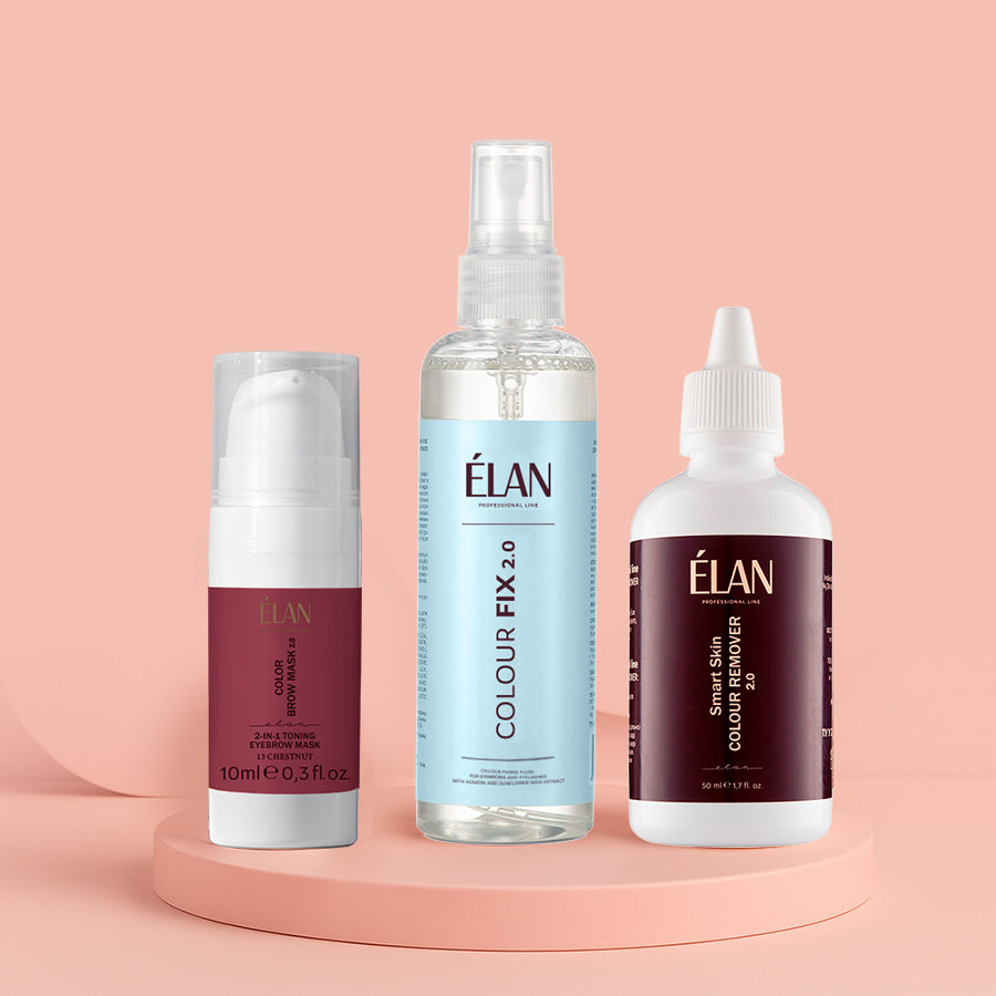 Professional products for eyebrow and eyelash care – ELAN professional line